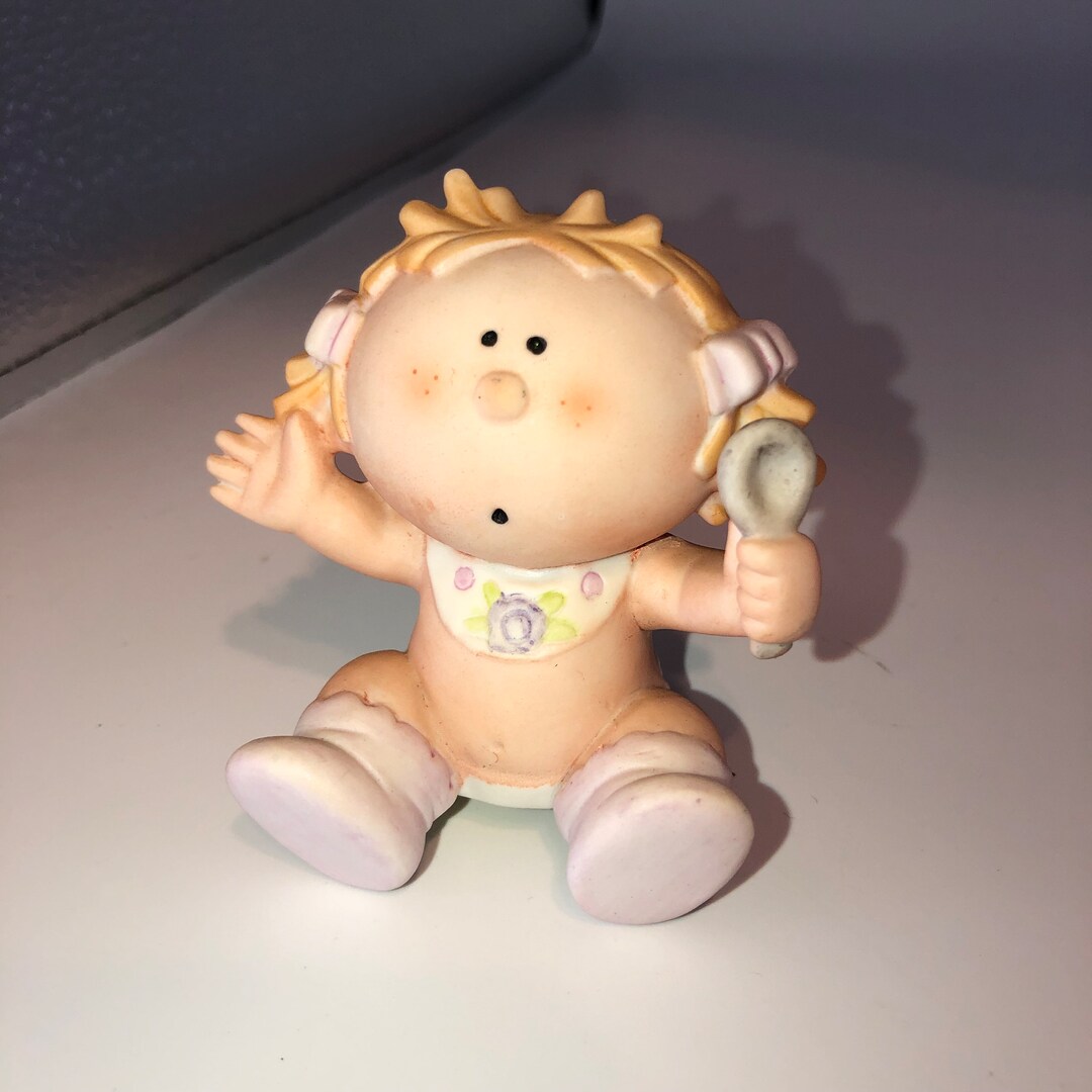 Bumpkins George Good Ceramic Figurine Baby With Spoon - Etsy