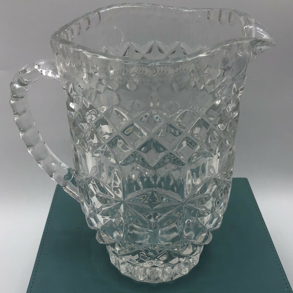 Lead Crystal Pitcher - Etsy