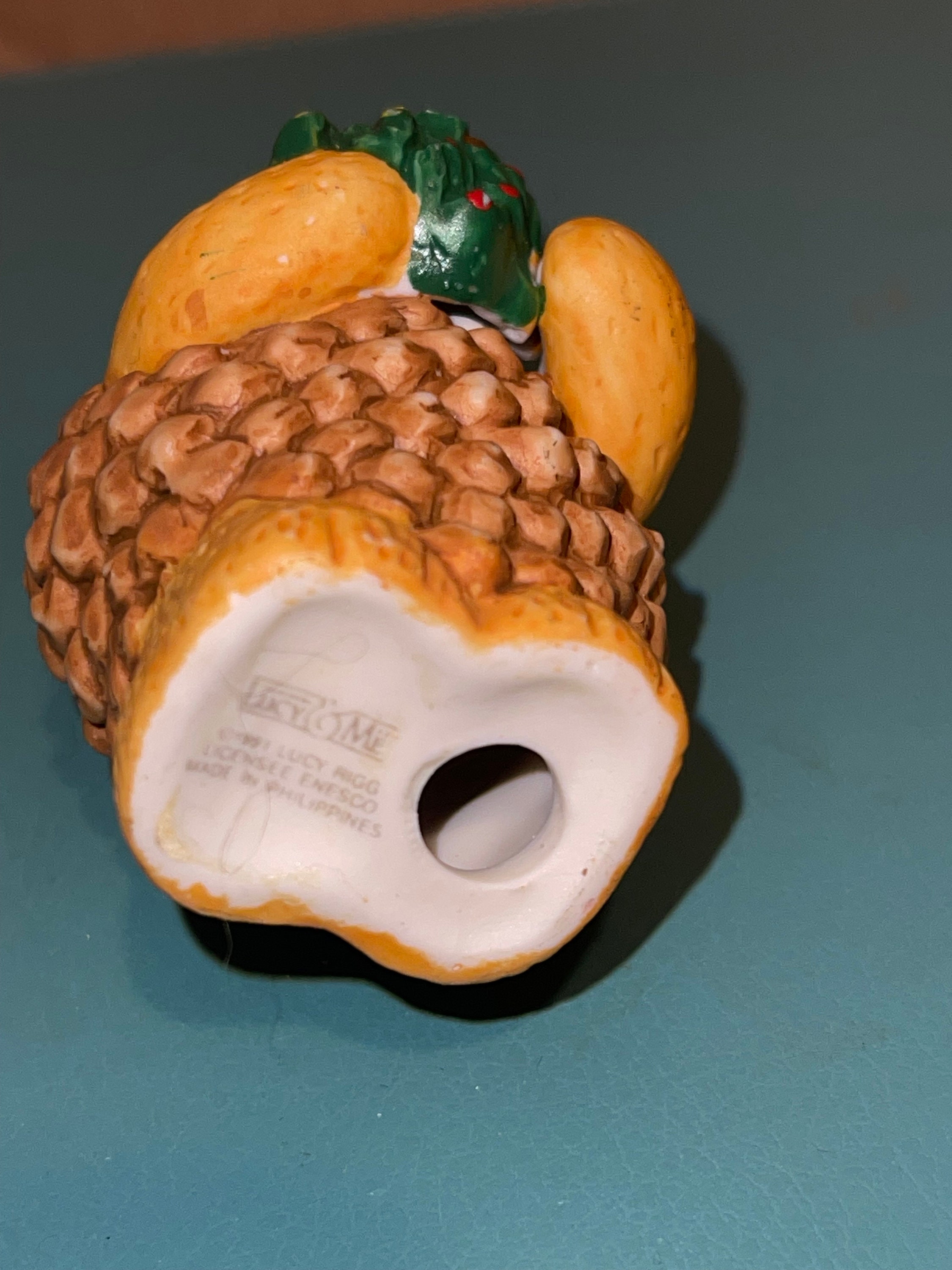 Vintage Lucy & Me Bear and Enesco Ceramic Figurine Pinecone - Etsy