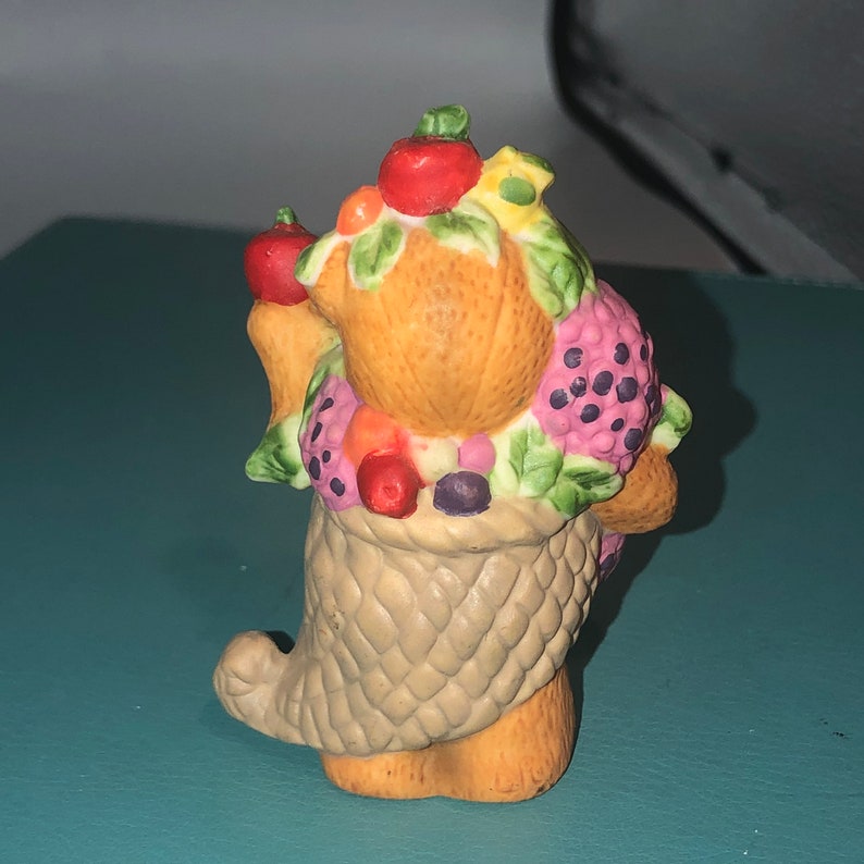 Vintage Enesco Ceramic Figurine Cornucopia - Etsy