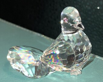 Crystal Dove Figurine - Etsy