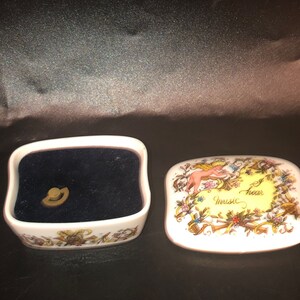 Vintage Franklin Mint Musical Trinket Box Songs of Love I Hear Music - Etsy