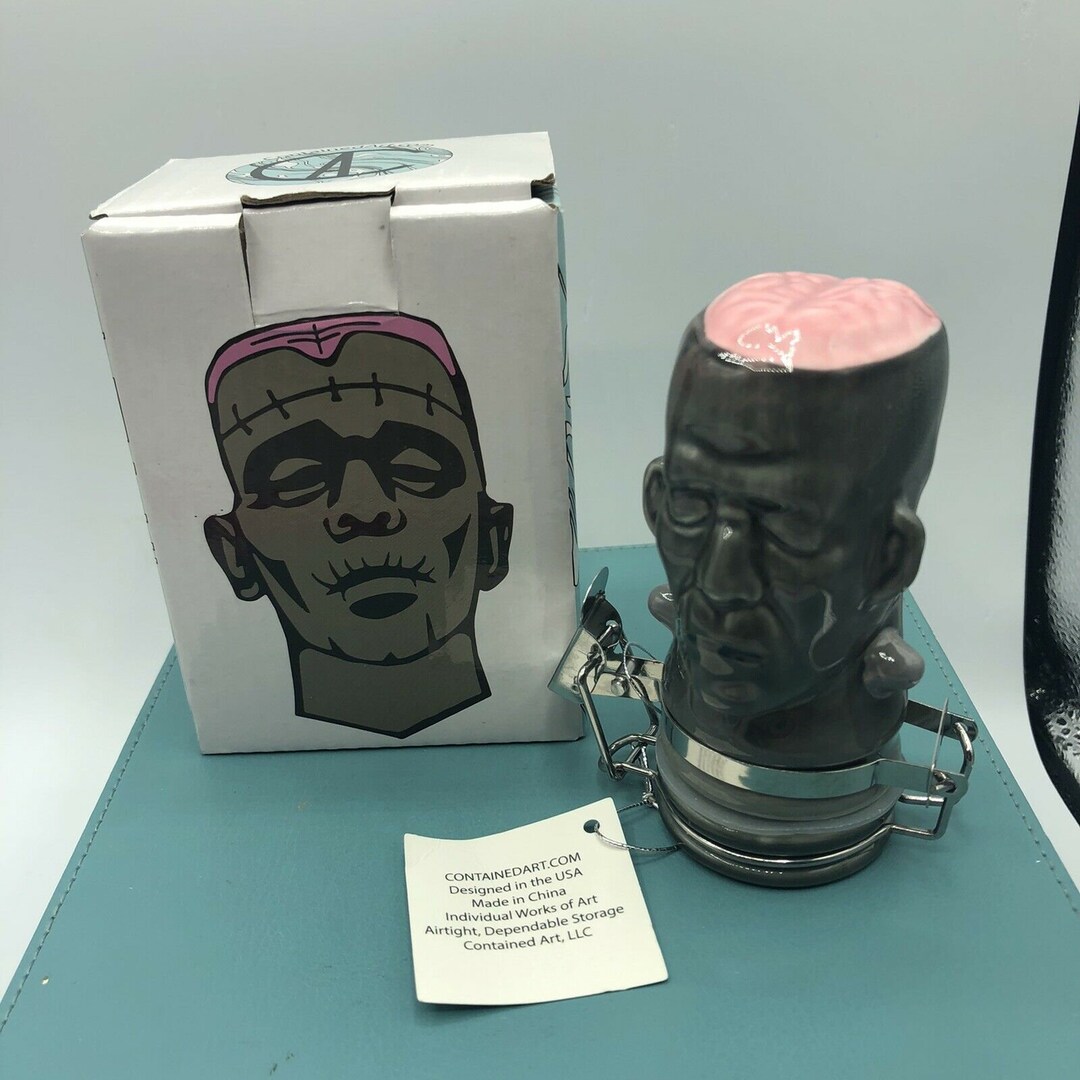 NEW OLD STOCK Contained Art Frankenstein Stash Nug Jug - Etsy
