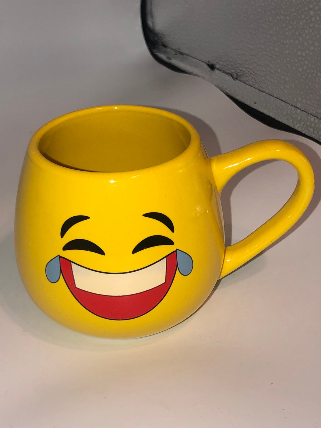 Laughing Emoji Smiling Yellow Ceramic Coffee Mug - Etsy