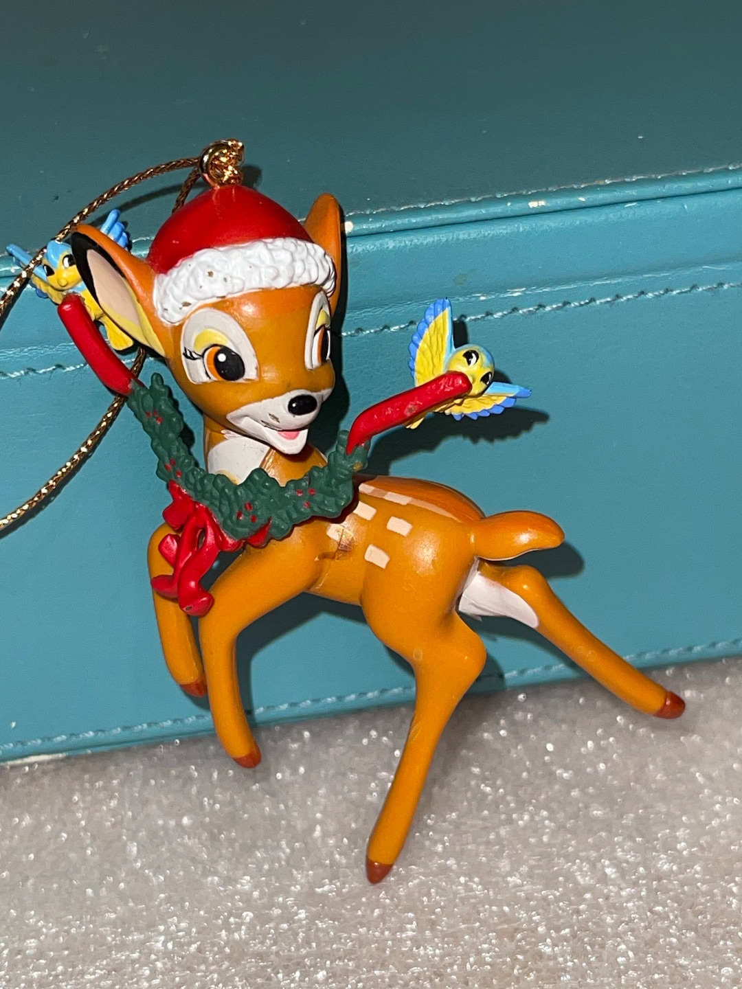 Grolier Disney Ornament Bambi With Bluebirds - Etsy