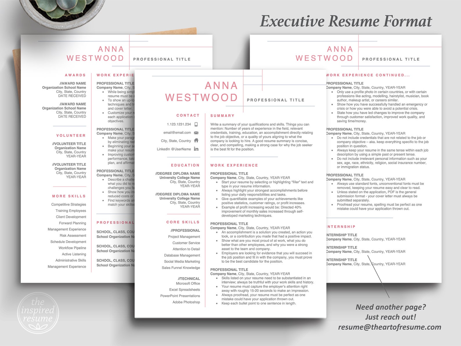 Creative Resume Template, Resumes, Modern CV Design, Marketing Resume ...