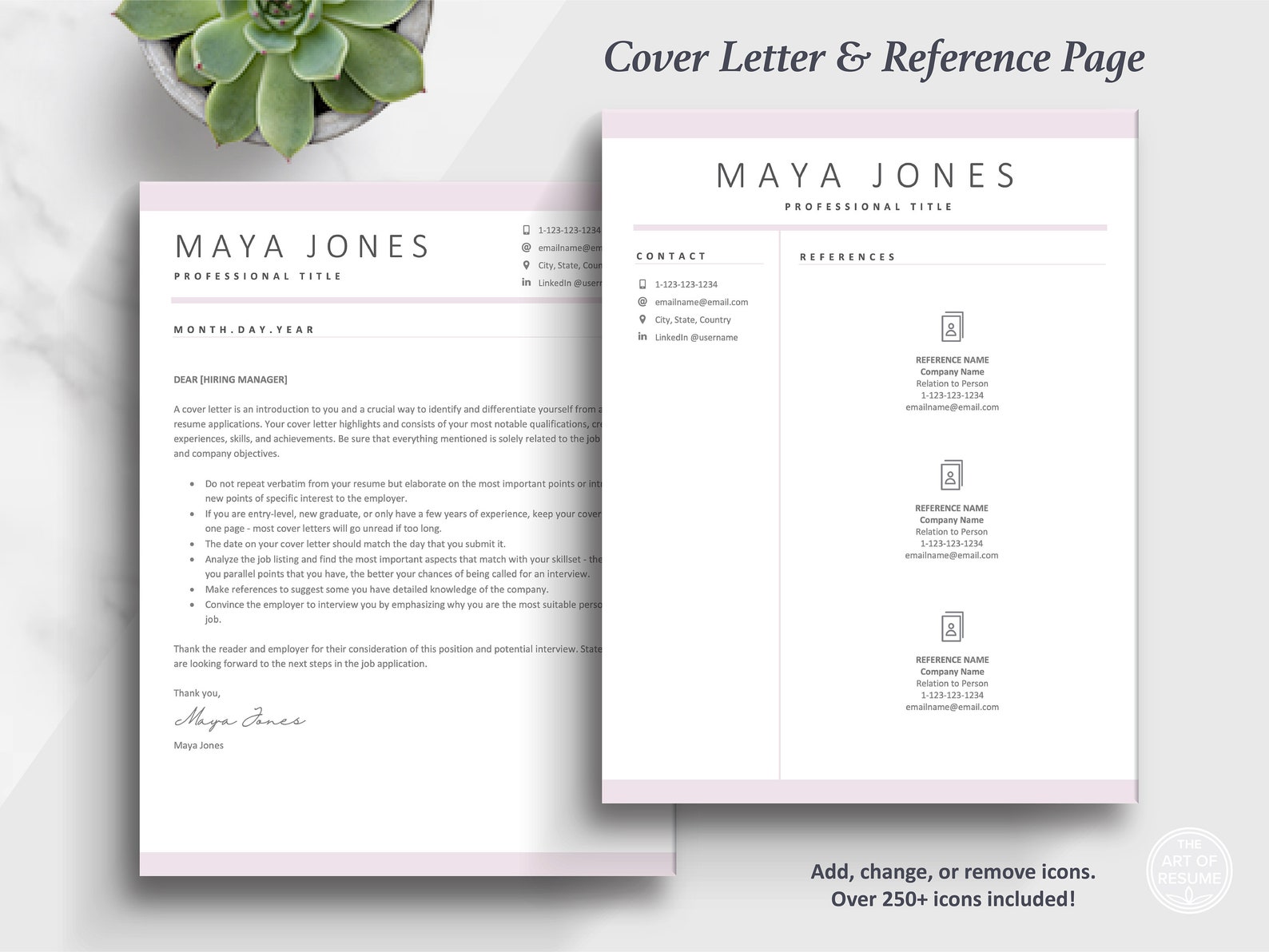 Professional Resume Bundle X3 | Executive CV Resumes | Modern Resumes ...