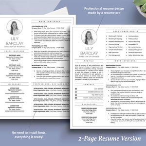 Resume Template Photo, Resume Template Picture, CV Template, Resume ...