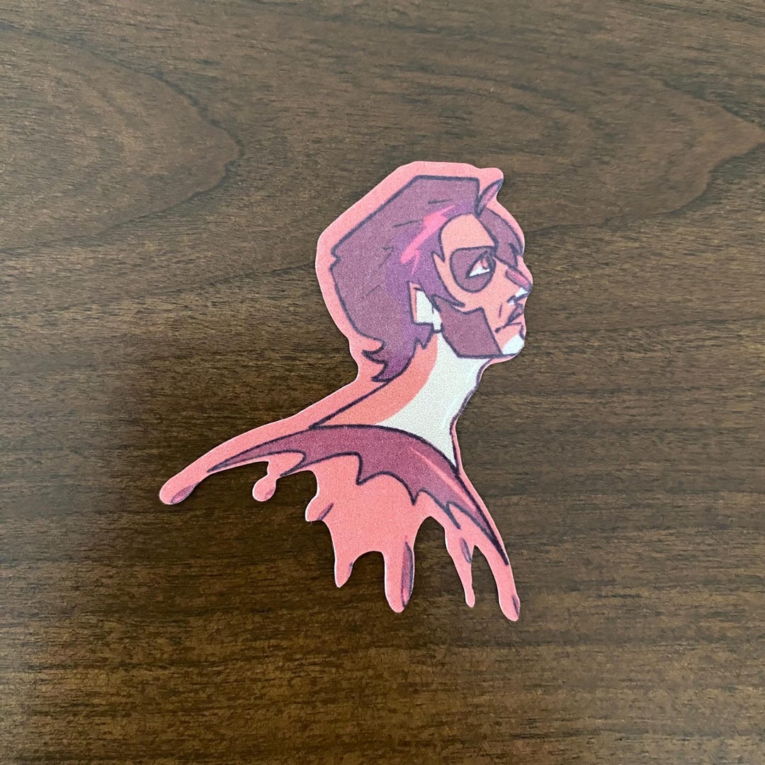 Decaptitated Papa Sticker - Etsy