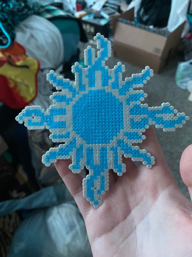 Perler Sun Coaster - Etsy