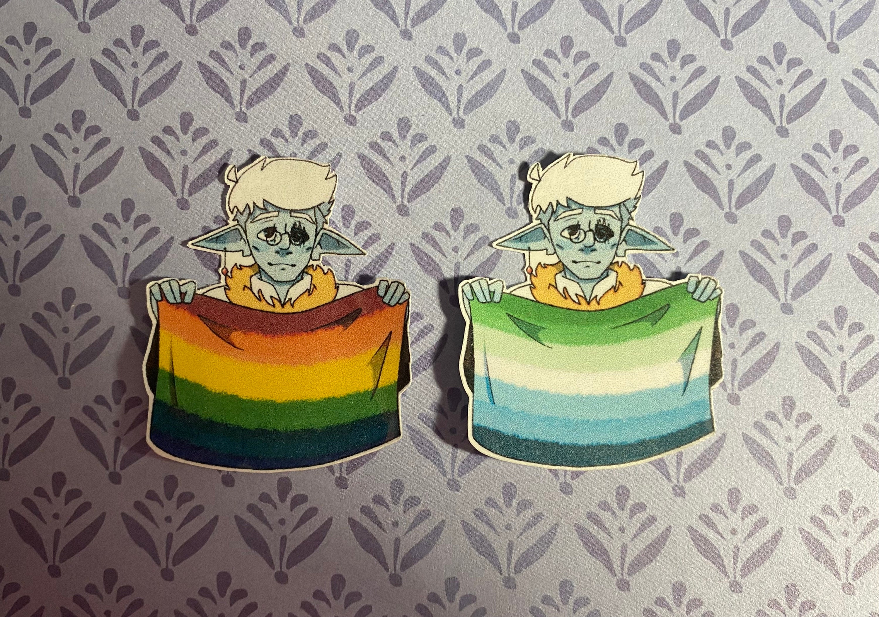 Nevon Theren Cursed Four Gay Pride Sticker - Etsy