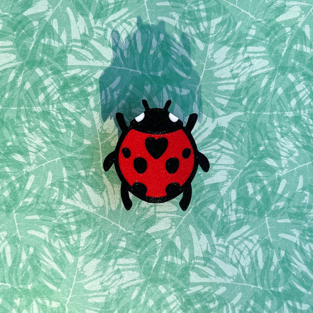 3D Printed Ladybug Magnet - Etsy