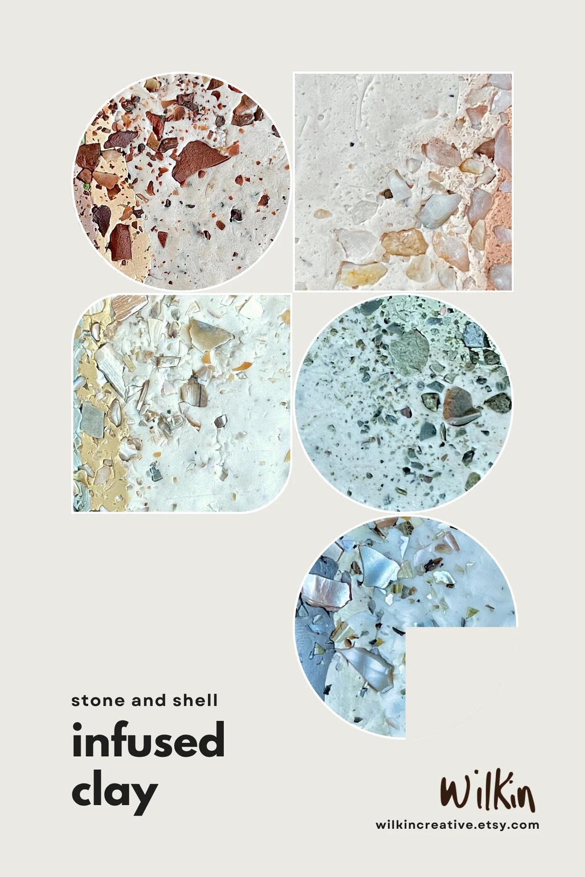 Entrada Sandstone-infused Polymer Clay • Utah Red-rock Texture Craft ...