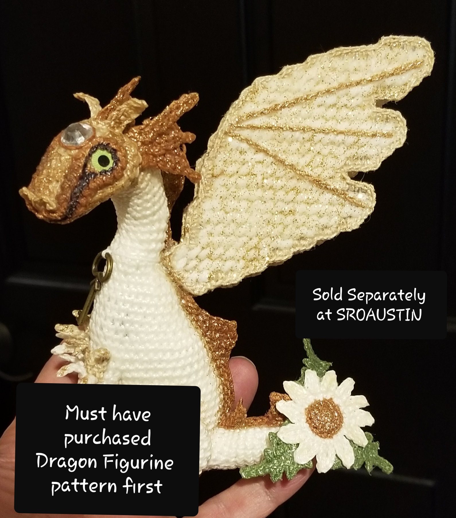 April Birth Month Dragon Supplemental Pattern Only - Etsy