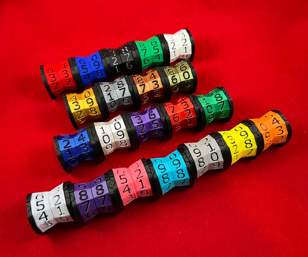 D100 Life Spinner for Magic and Commander Trays - Custom Made - 3D ...