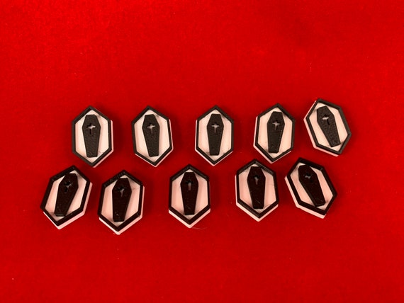 Corpse/Death/Coffin Counters for Games Custom Made-3D | Etsy