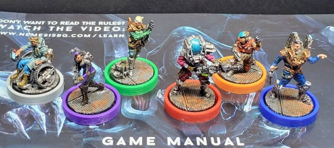 Nemesis™ Board Game Compatible Base Upgrades - Custom 3D Printed - Etsy