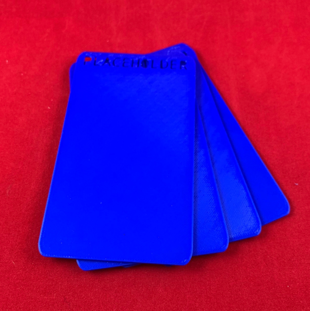Card Placeholders Compatible With Most Card Games - Custom 3D Printed ...