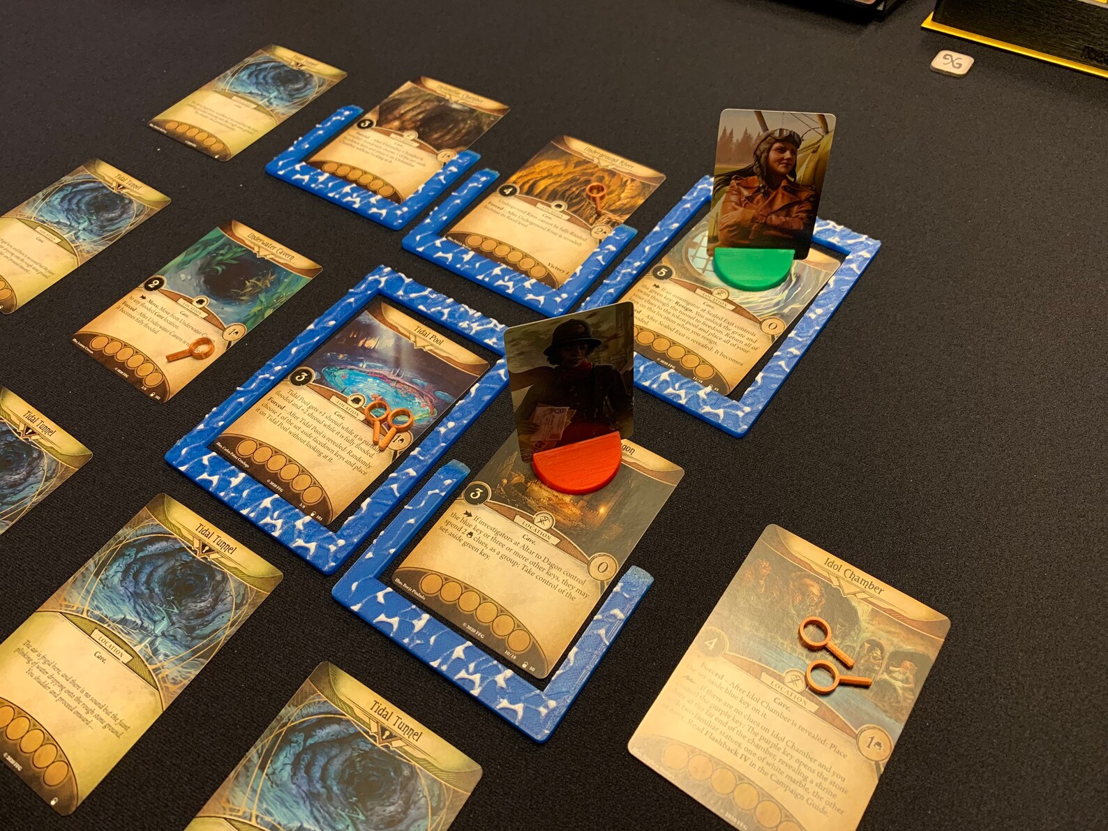 Arkham Horror LCG™ Compatible Flood Level Location Frames for Innsmouth ...