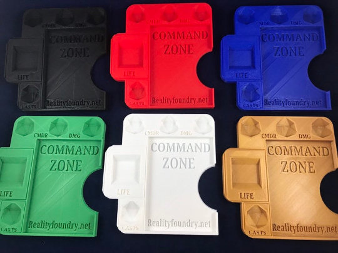 Magic Commander/planeswalker Tray Collection - 6 Trays - Custom Made-3d ...