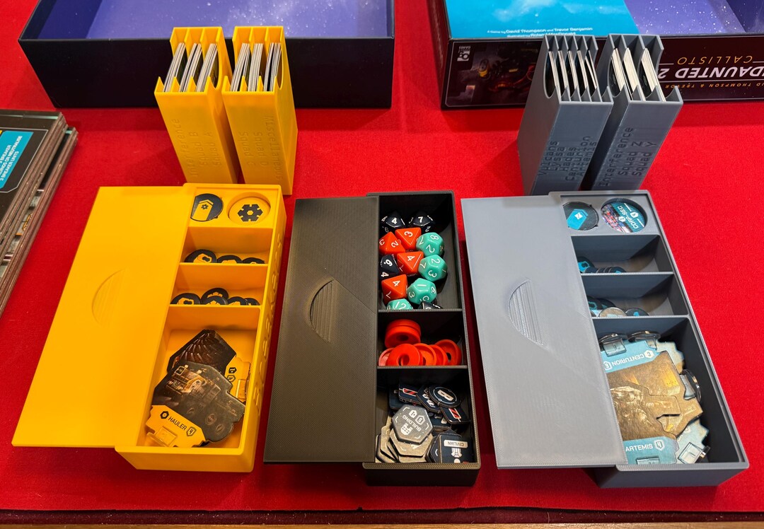 Undaunted 2200 Callisto Compatible Game Box Organizer - Custom Made 3d ...