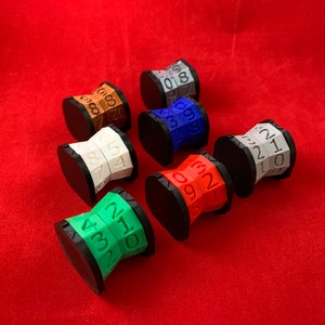 D100 Life Spinner for Magic and Commander Trays - Custom Made - 3D ...