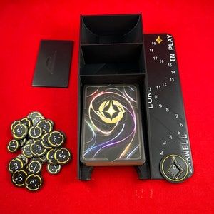 Disney Lorcana™ Compatible Game Tray With Draw/discard/storage/lore ...