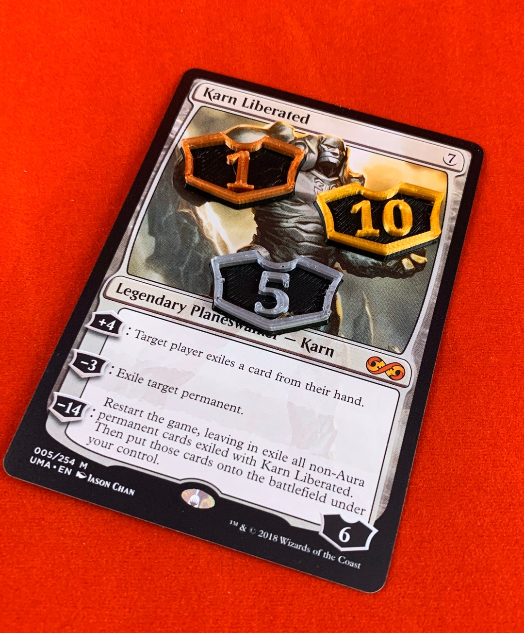 Planeswalker Loyalty Counters Compatible With Magic the Gathering ...