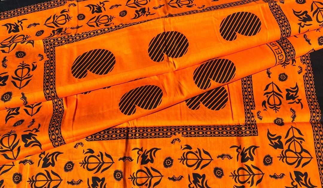 Tanzania Khanga Small, African Fabric: Kanga good, Sling, Swahili ...