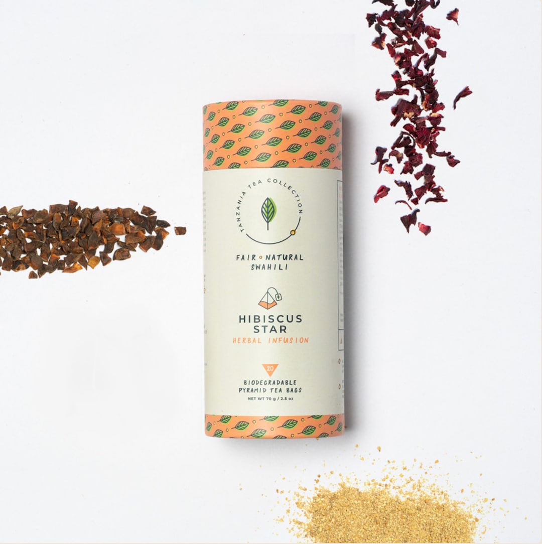 Exotic Herbal Tea Blend, Hibiscus, Star Anise & Ginger, Tea Blend of ...