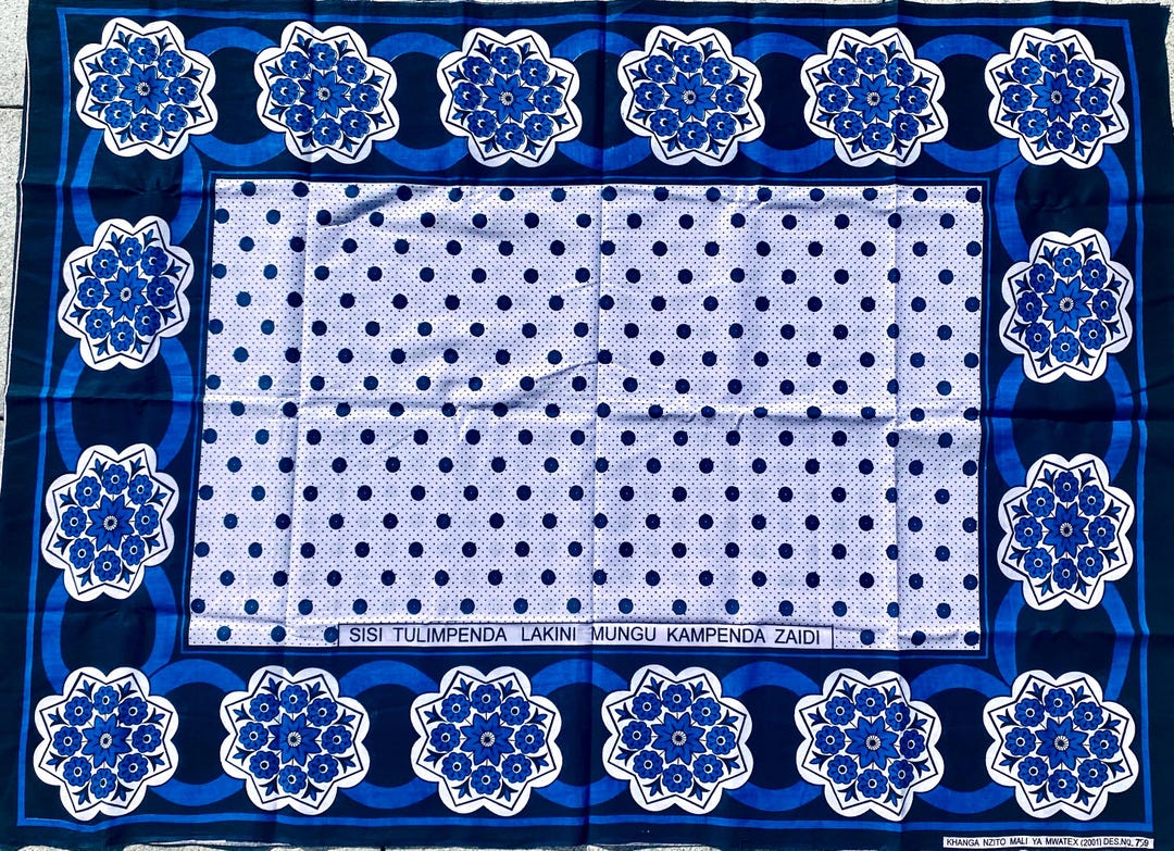 Tanzania Khanga Small, African Fabric: Kanga "love", Sling, Swahili ...