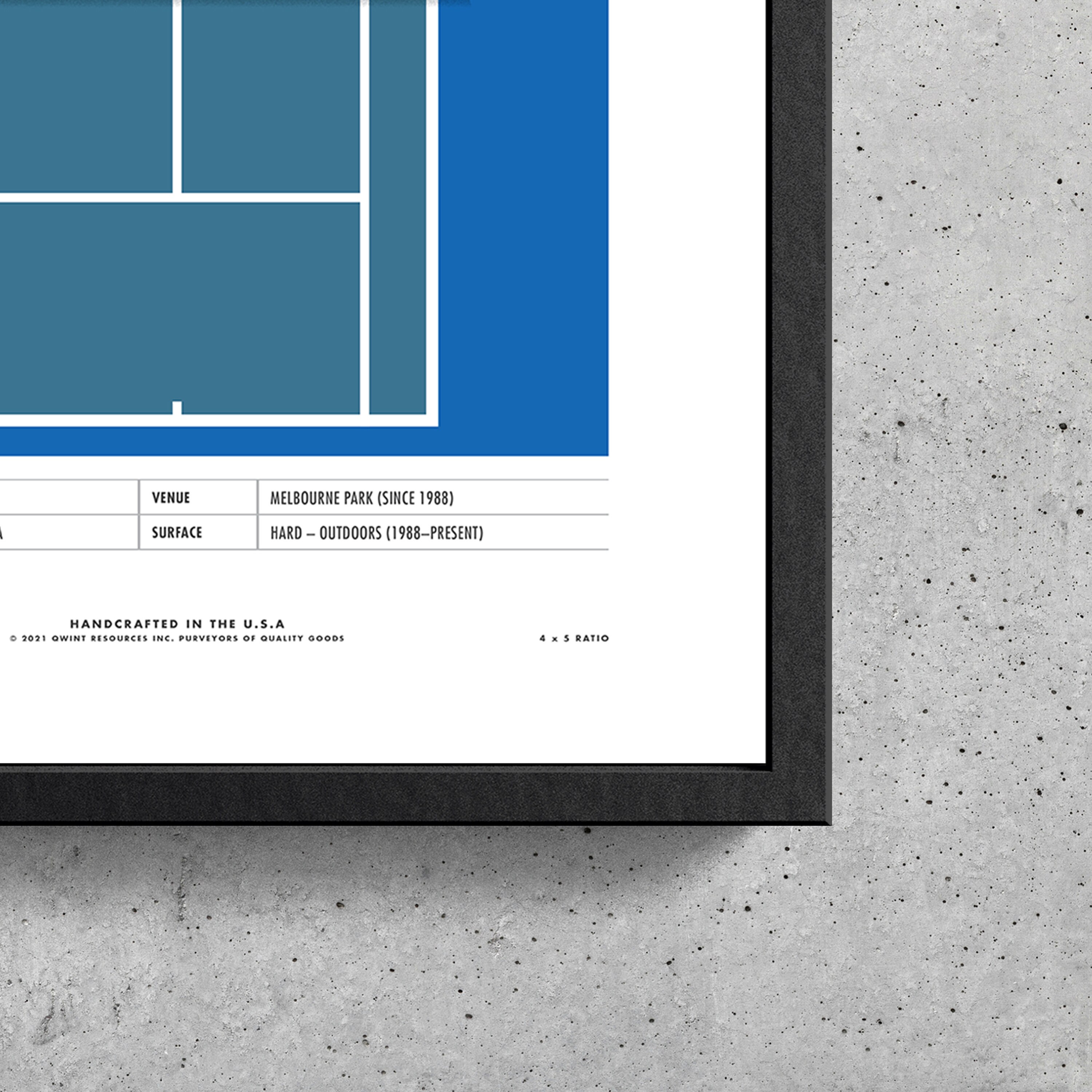 Australian Open Grand Slam Wall Art Printable Tennis | Etsy