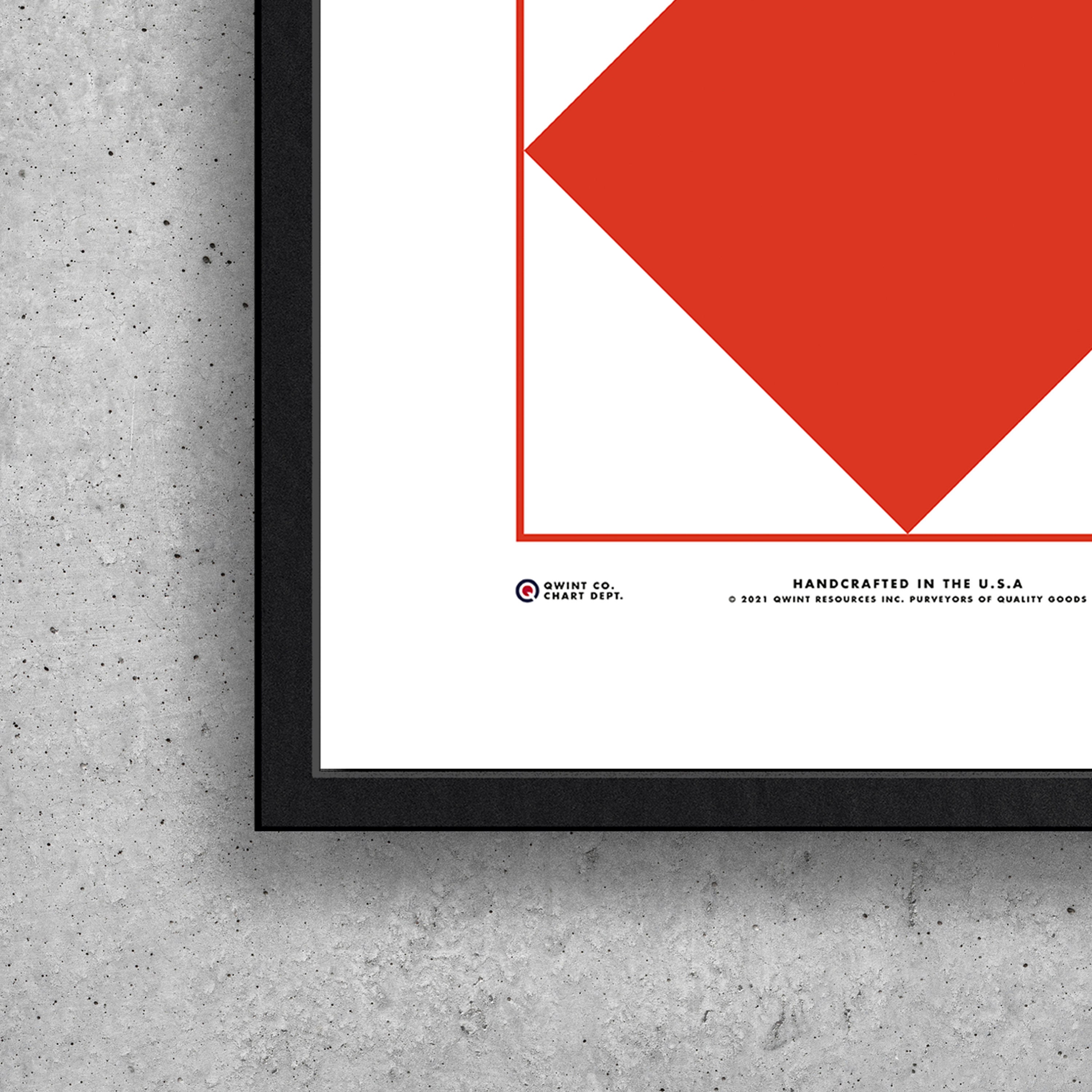 Signal Flag F Wall Art Printable Foxtrot F Phonetic | Etsy