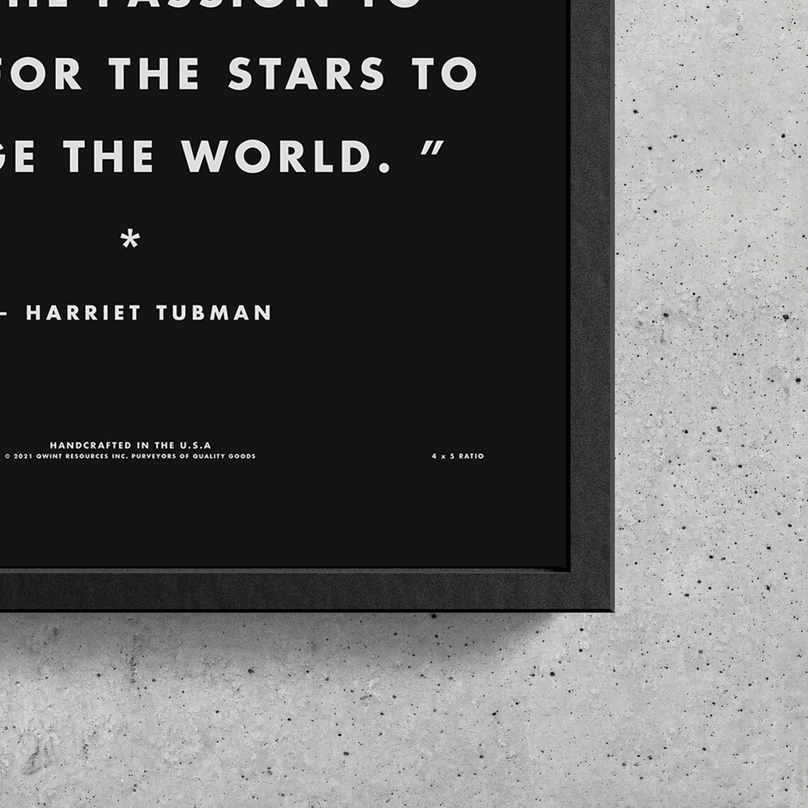 Harriet Tubman Quote Wall Art Printable Inspirational Quote - Etsy