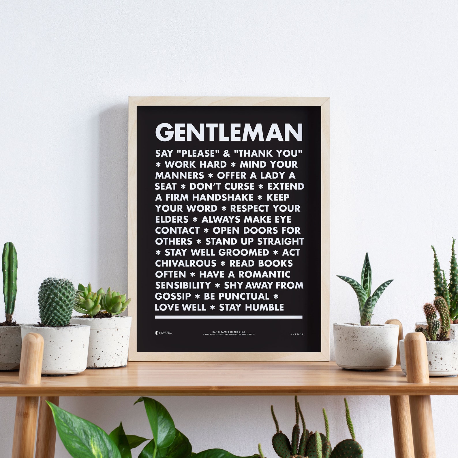 Gentleman Wall Art Printable | Gentlemen | Mens Essential Manners ...