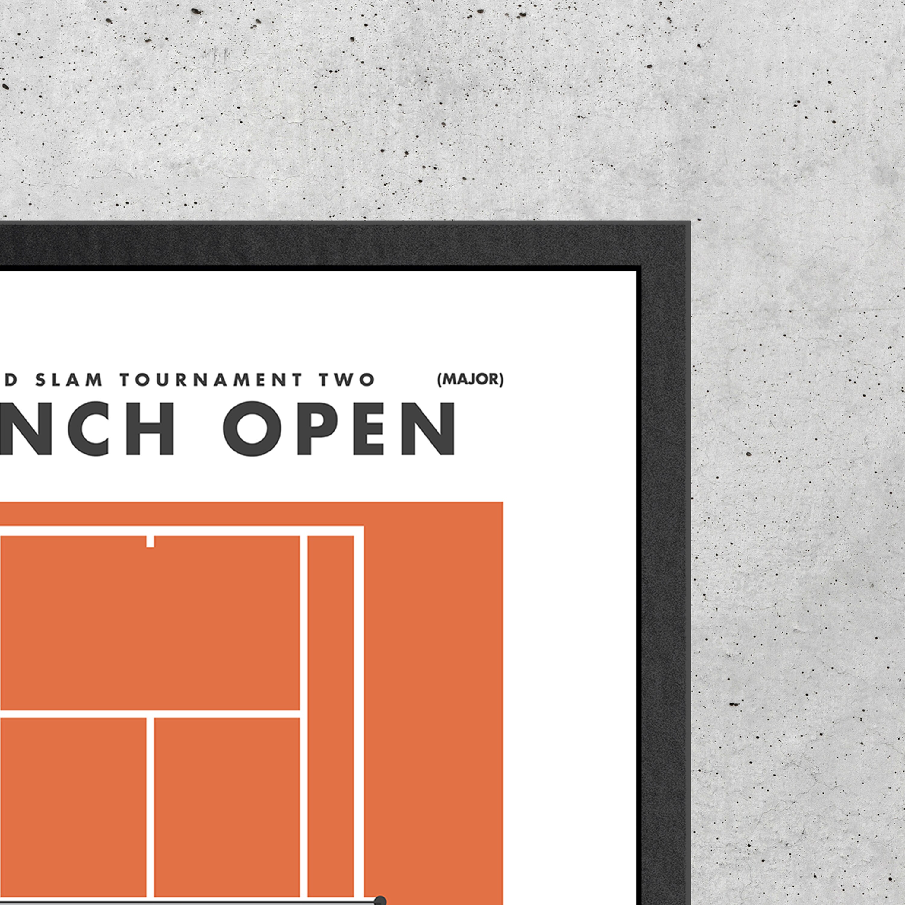 French Open Grand Slam Wall Art Printable Tennis France Grand Slam ...