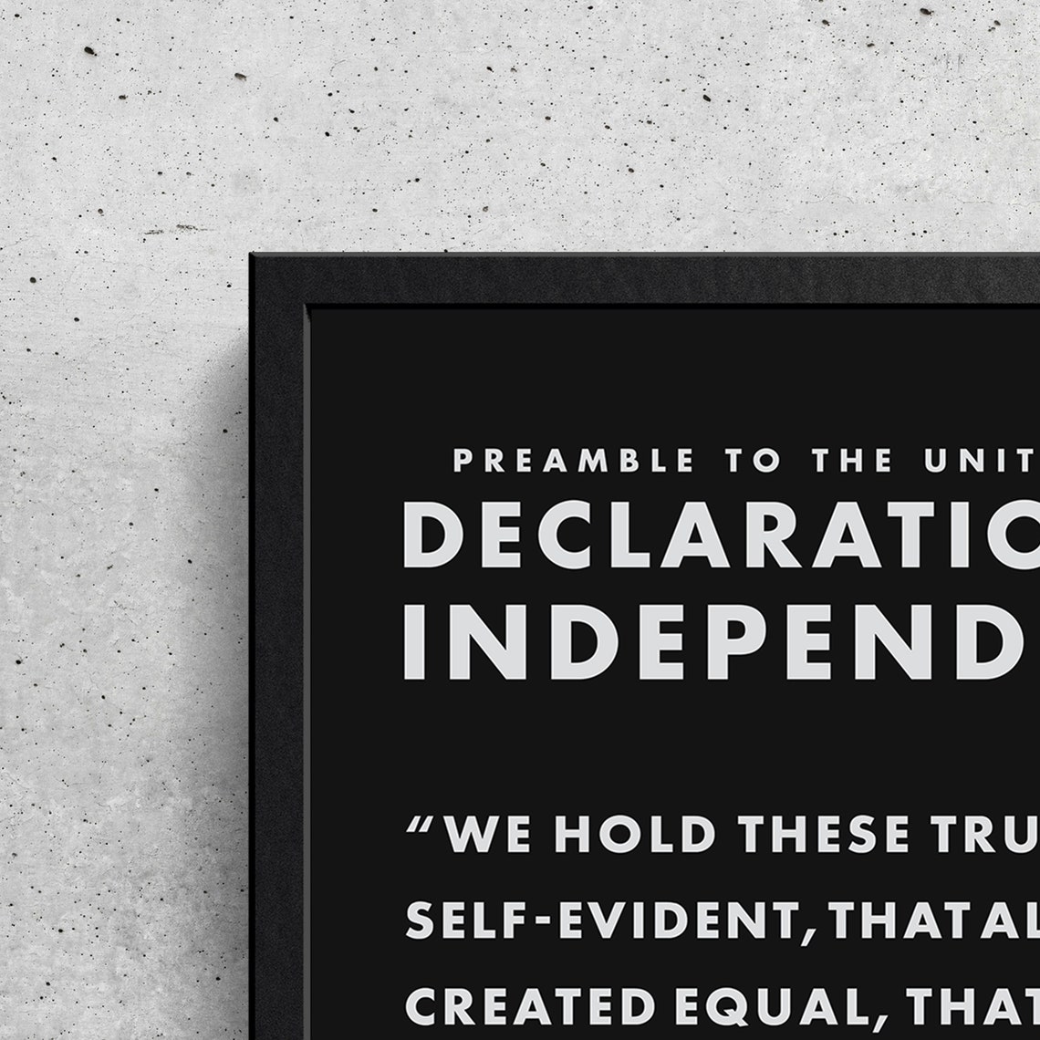 Preamble to the Declaration of Independence Wall Art Printable - Etsy
