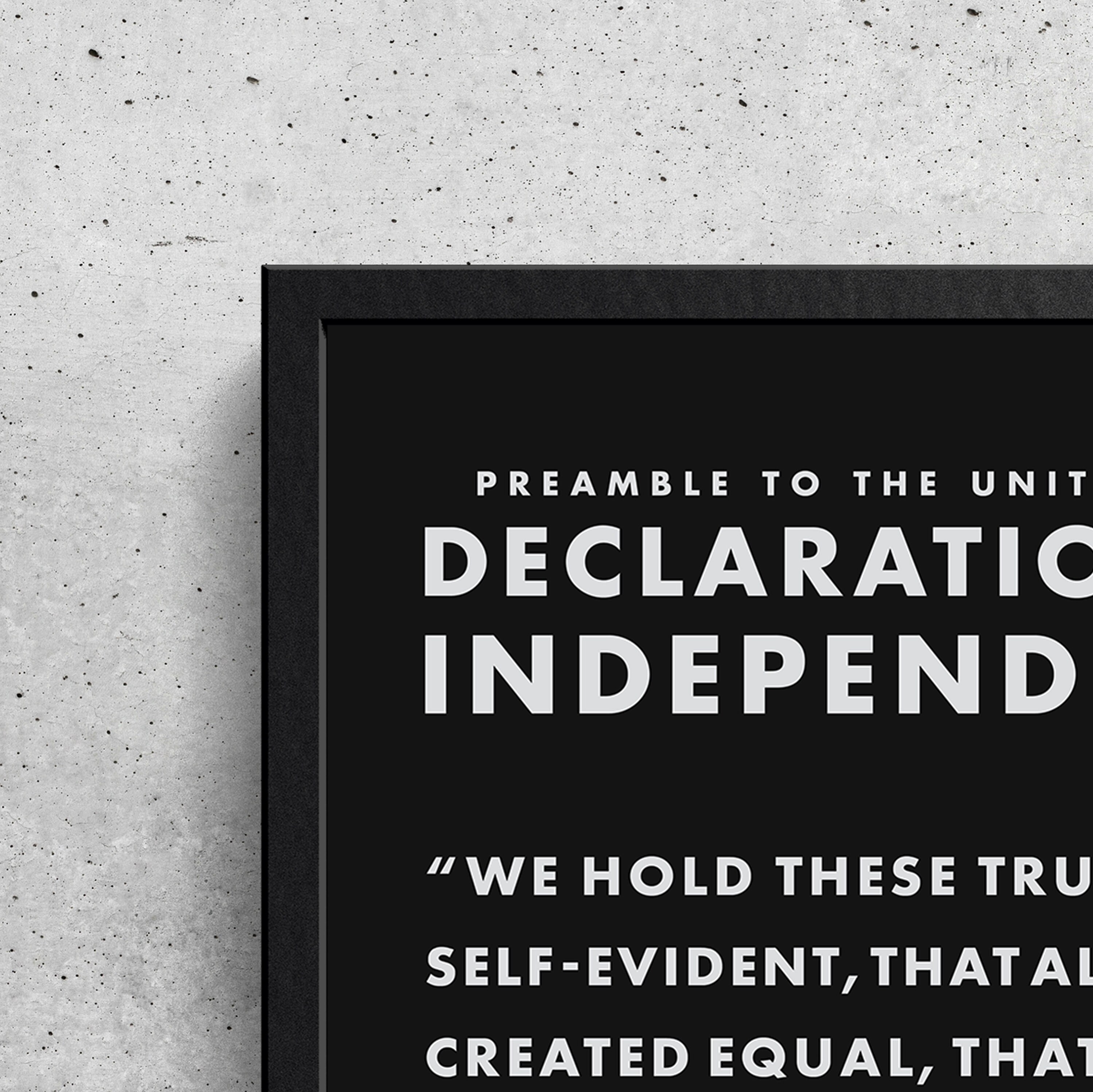 Preamble to the Declaration of Independence Wall Art Printable - Etsy