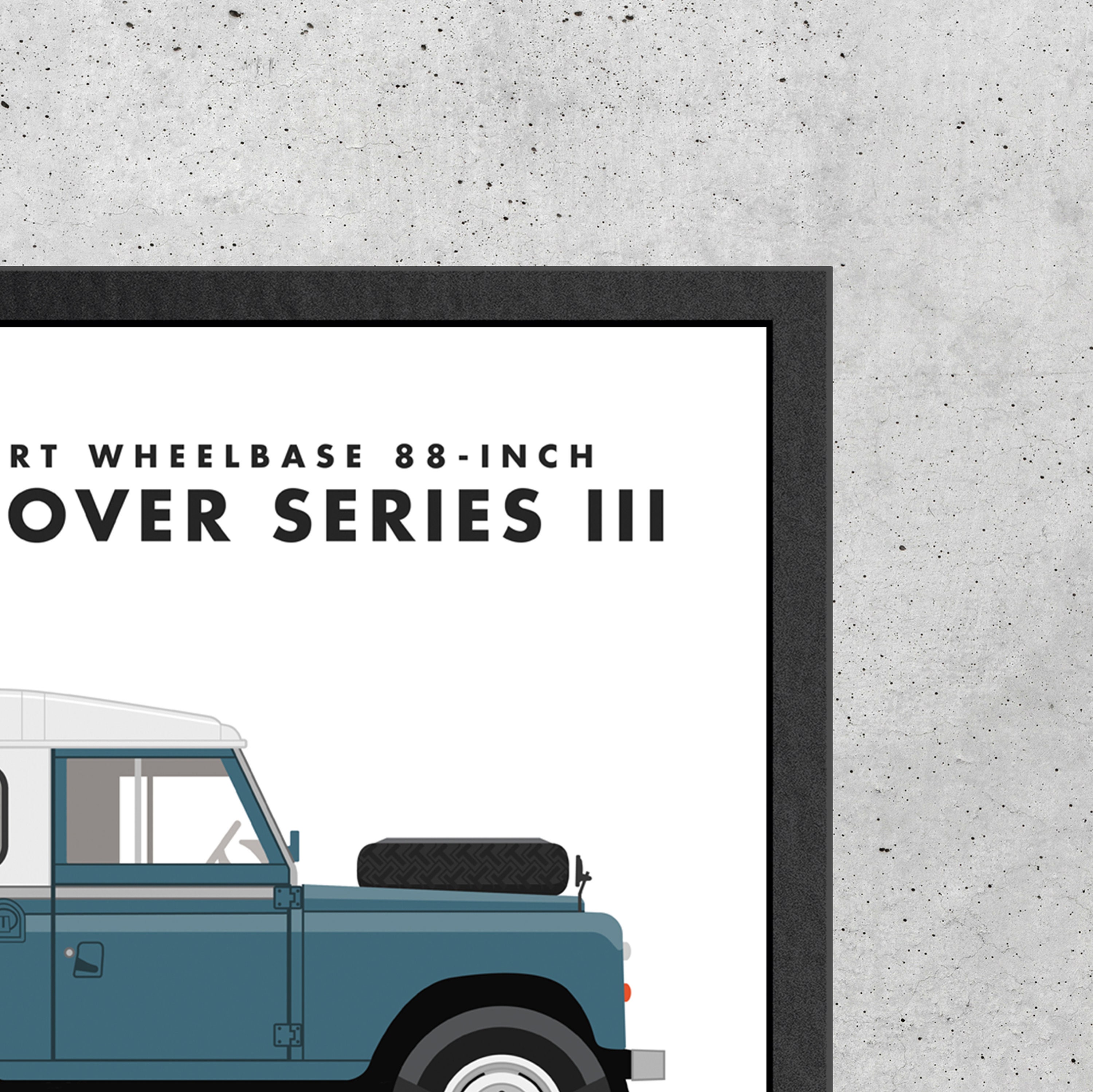 Land Rover Gift Series 2 and Series 3 art Canvas Series 1 Digital ...