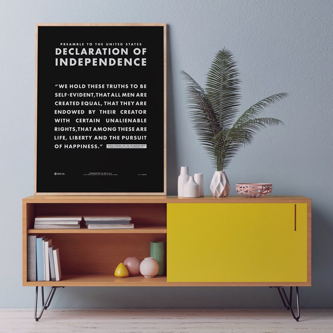 Preamble to the Declaration of Independence Wall Art Printable - Etsy
