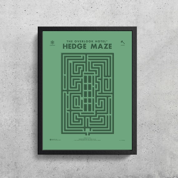 Overlook Hotel Maze Wall Art Printable the Shining Stanley - Etsy