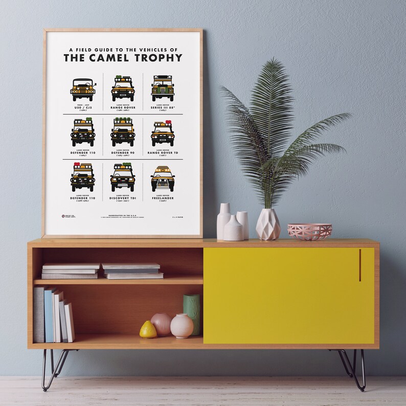 Camel Trophy Vehicles Wall Art Printable | Land Rover | Land Rover ...