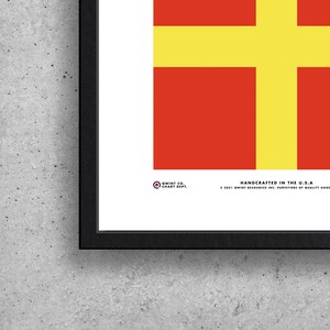 Signal Flag R Wall Art Printable | Romeo | R | Phonetic Alphabet ...