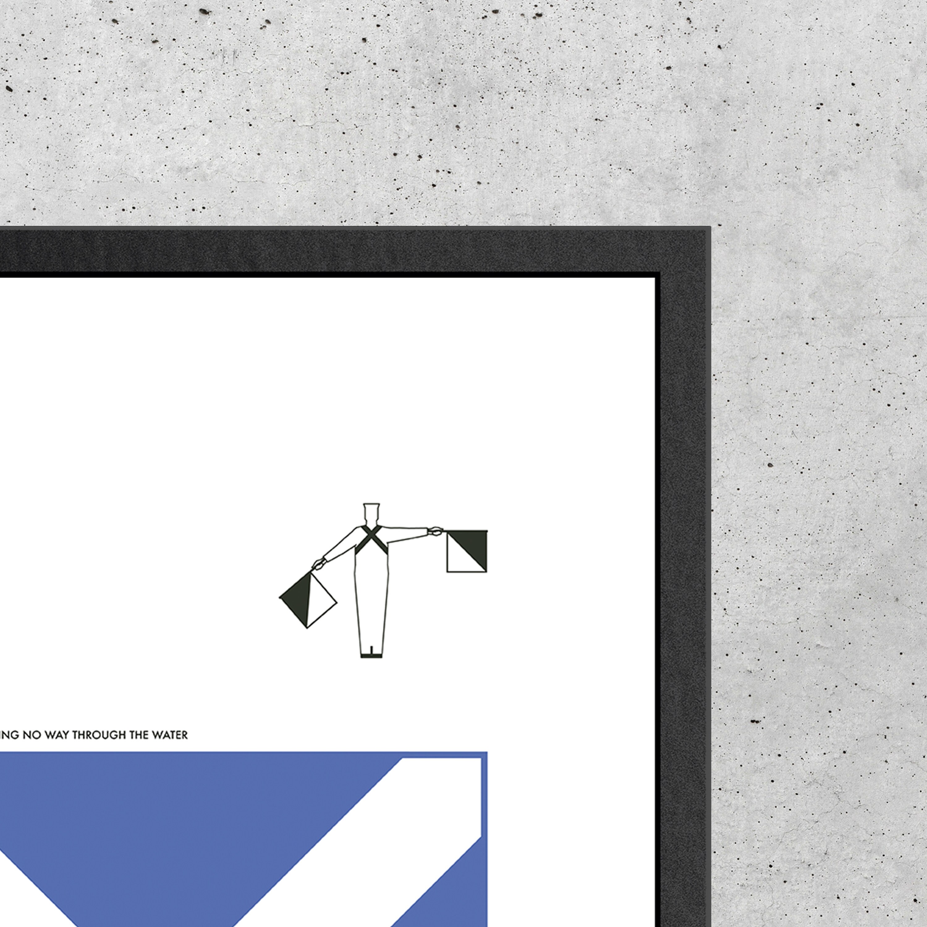 Signal Flag M Wall Art Printable Mike M Phonetic | Etsy