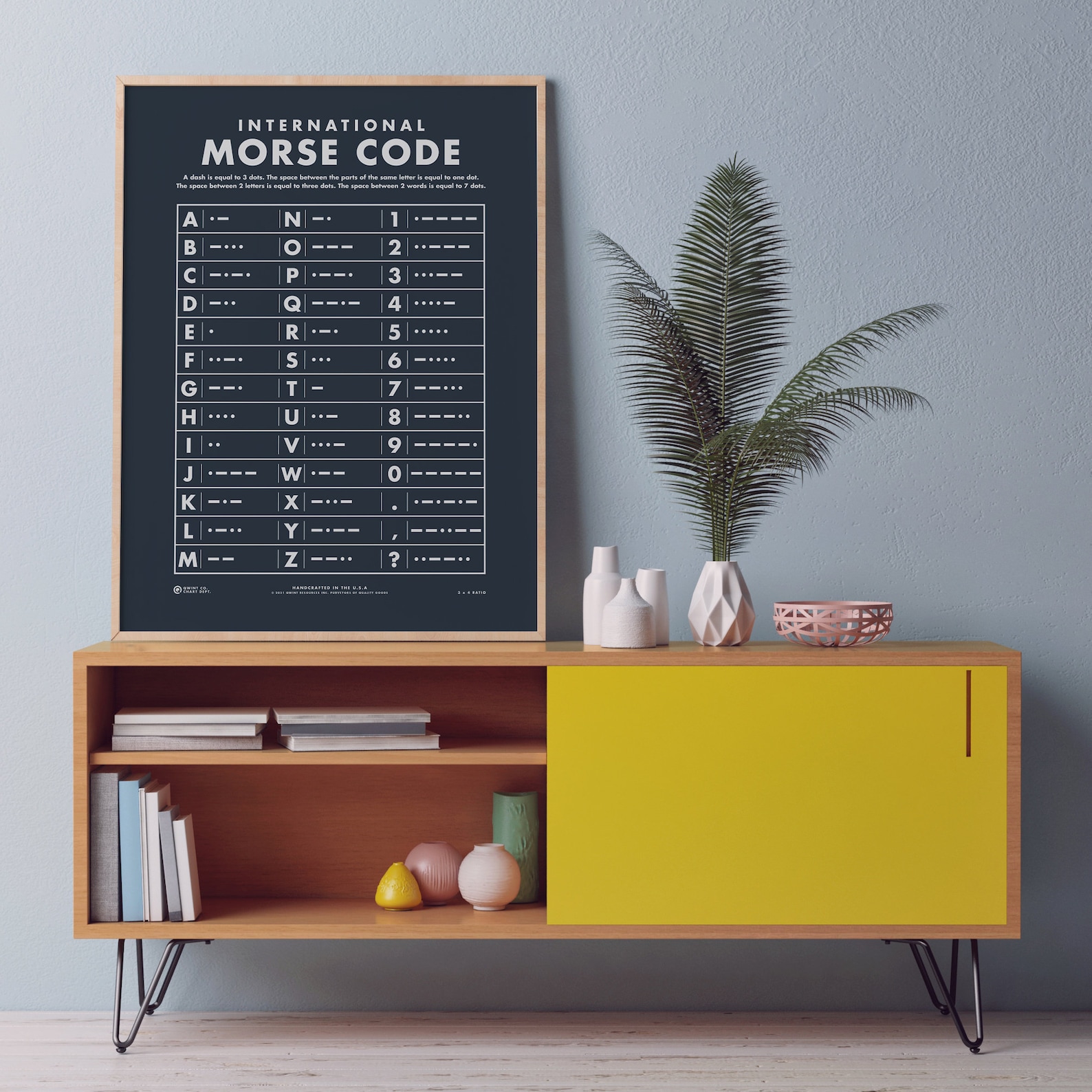 Morse Code Alphabet Wall Art Printable Morse Code Chart | Etsy Canada