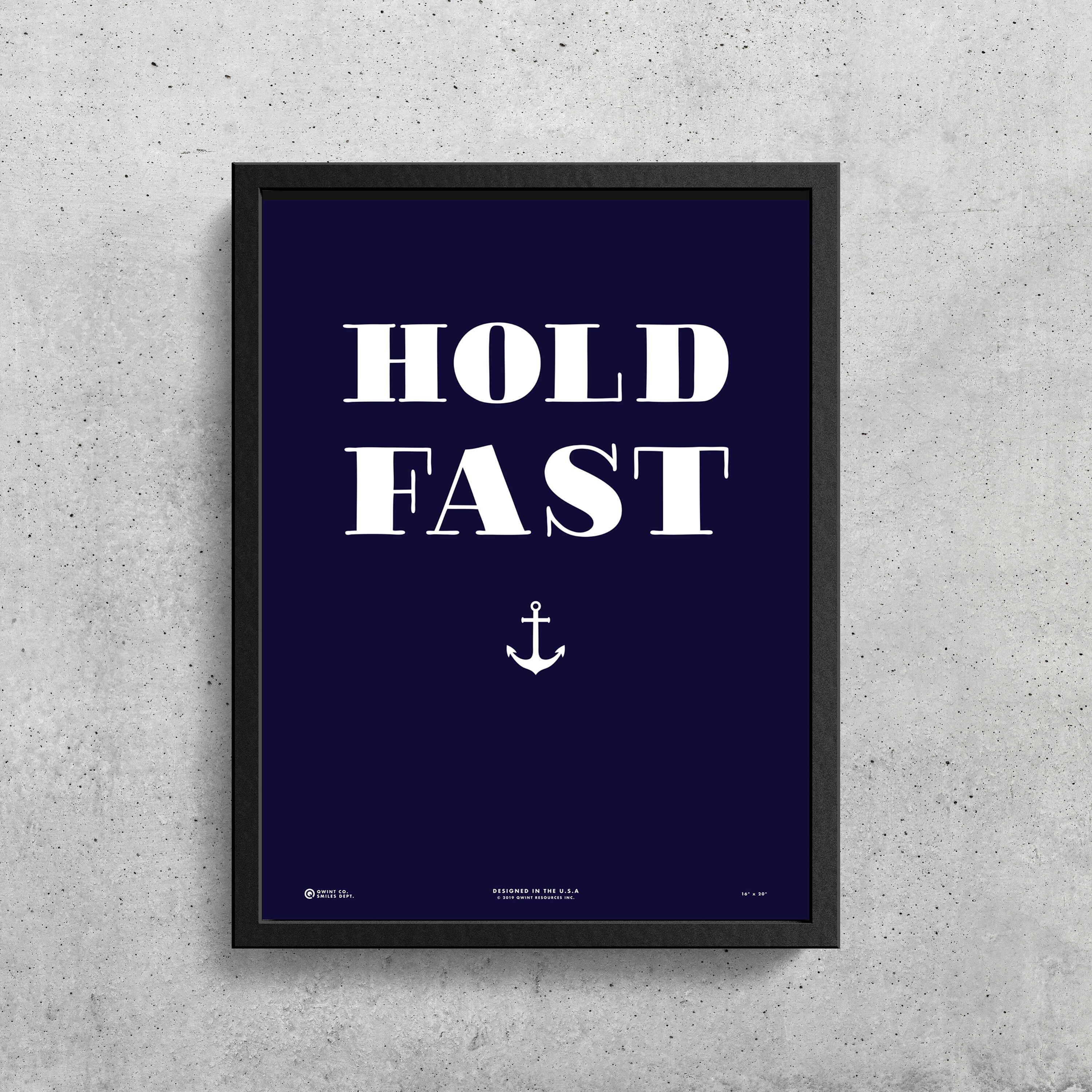 Hold Fast Printable Nautical Art Surf Decor Beach Decor Sea Sailing ...