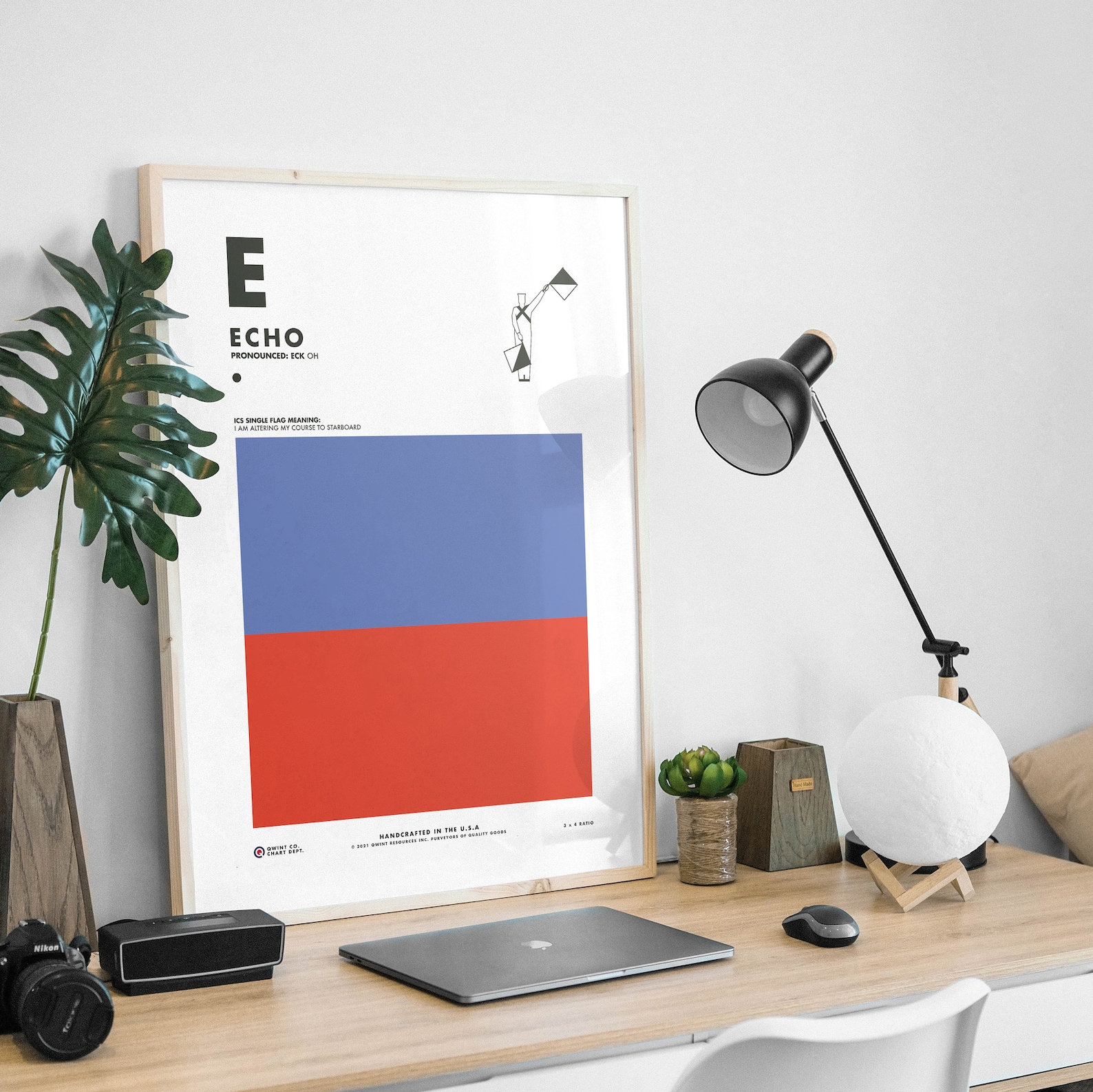 Signal Flag E Wall Art Printable Echo E Phonetic | Etsy