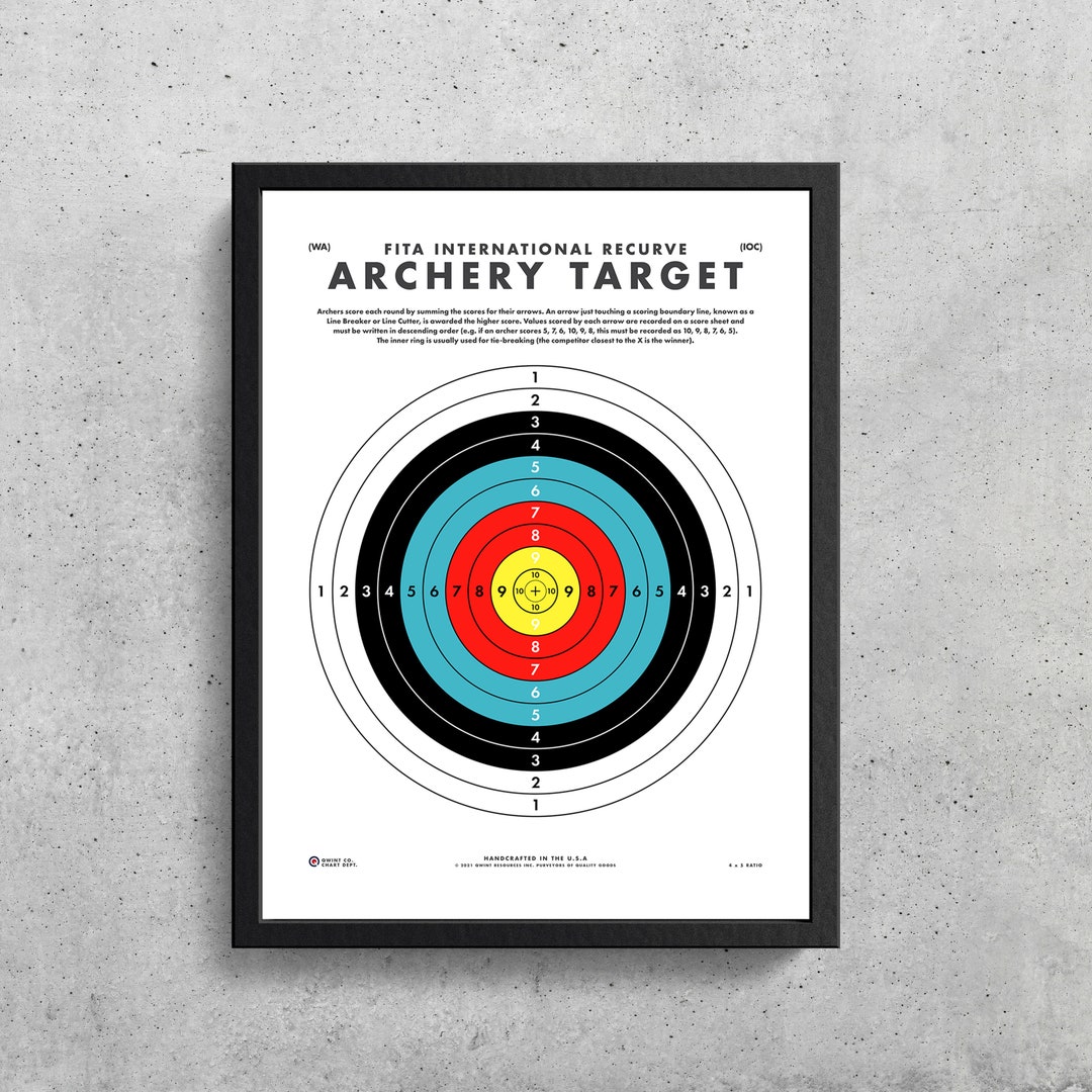 Archery Target Wall Art Printable Archery Art Archery Hunting Bow ...