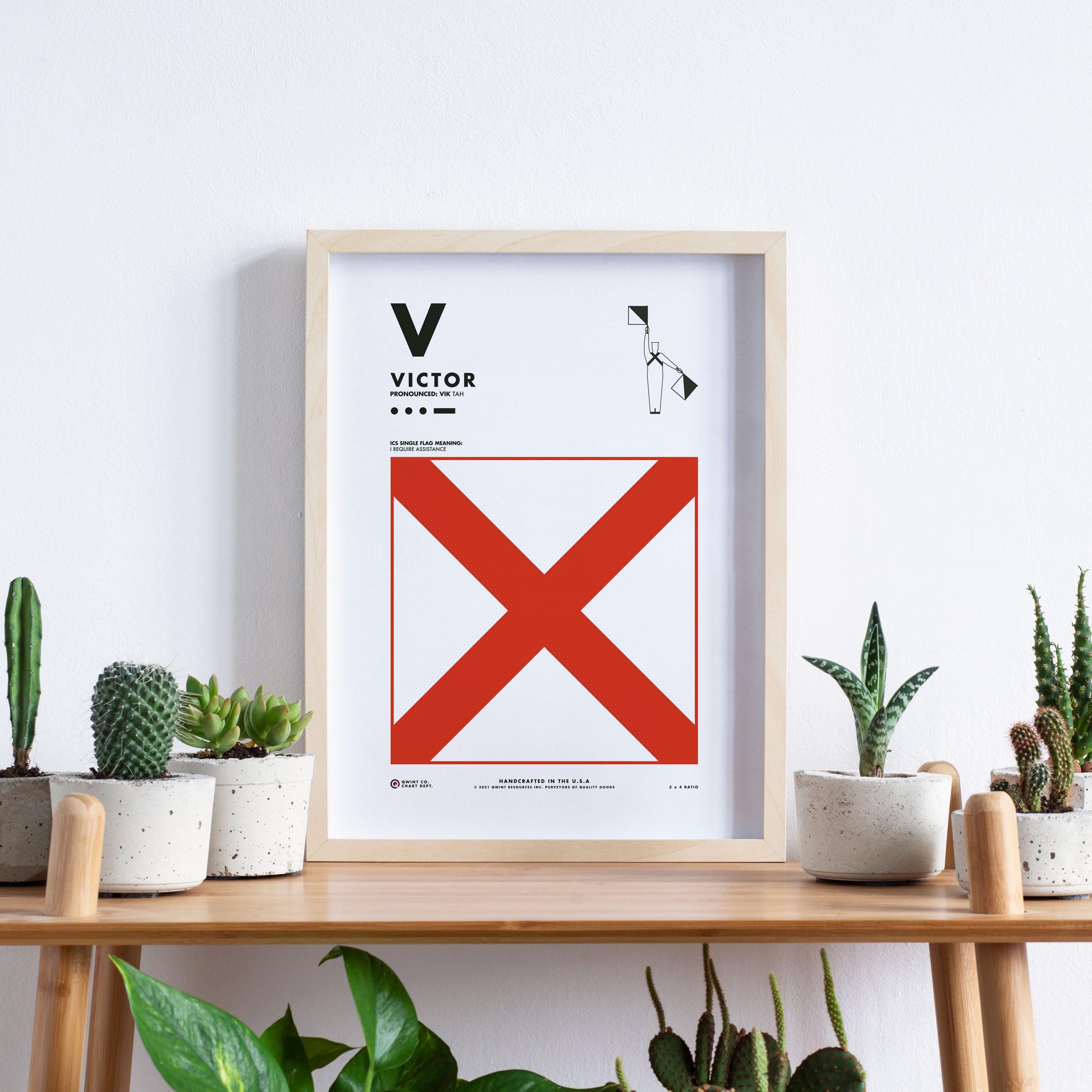 Signal Flag V Wall Art Printable Victor V Phonetic - Etsy