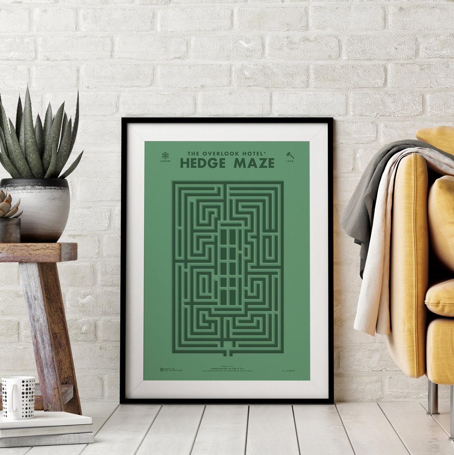 Overlook Hotel Maze Wall Art Printable the Shining Stanley - Etsy UK